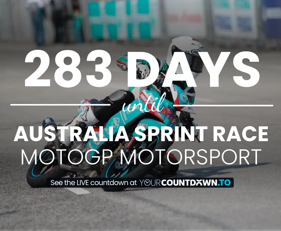 Australia Sprint Race Countdown | 2026 | Motorsport