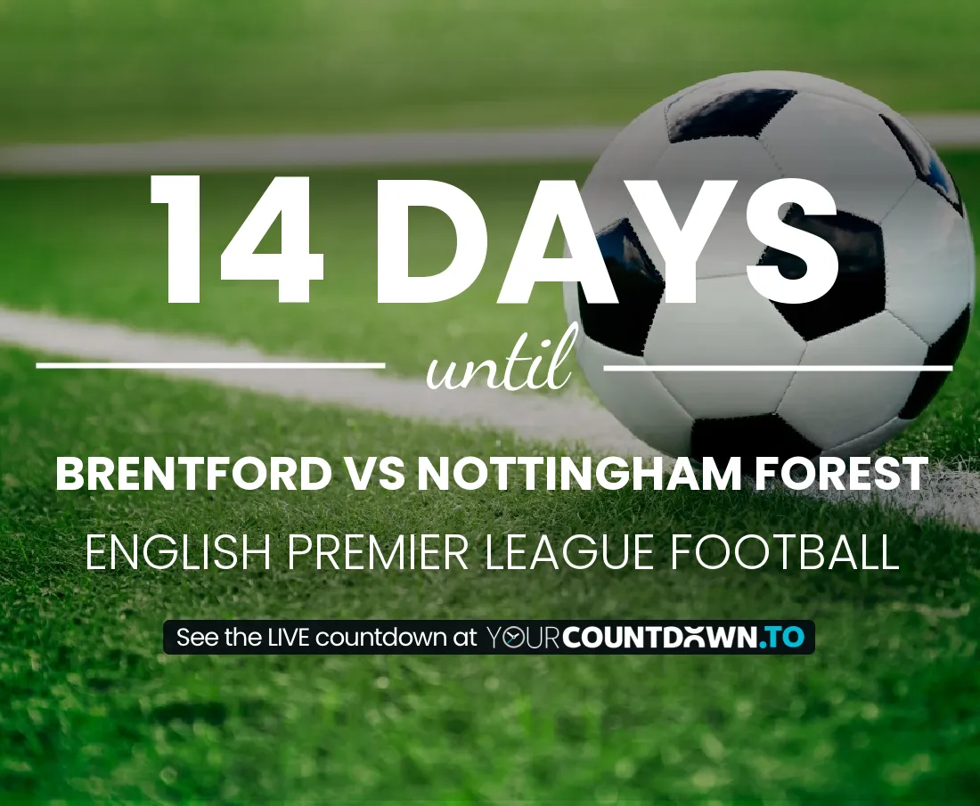 Brentford vs Nottingham Forest Countdown | 2026 | Football