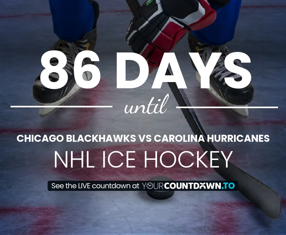 Chicago Blackhawks vs Carolina Hurricanes Countdown | 2026 | Ice Hockey
