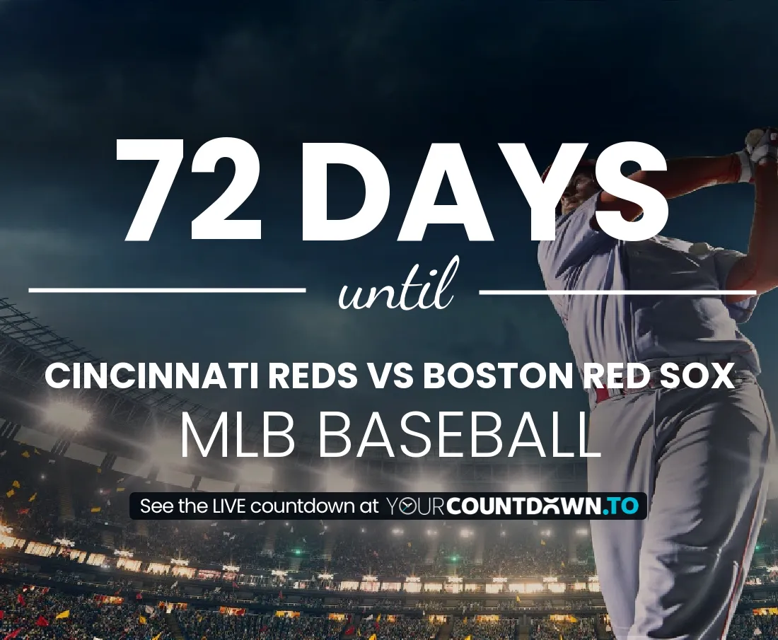 Cincinnati Reds vs Boston Red Sox Countdown | 2026 | Baseball