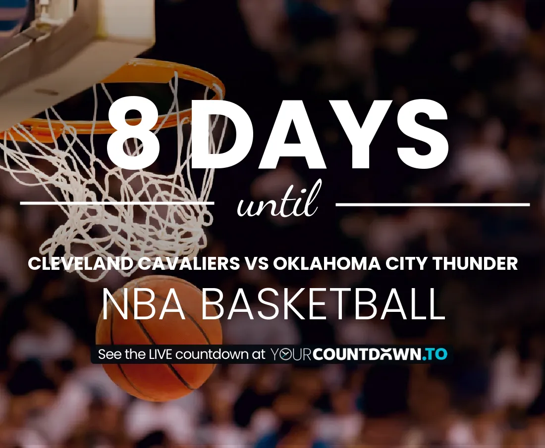Cleveland Cavaliers vs Oklahoma City Thunder Countdown | 2026 | Basketball