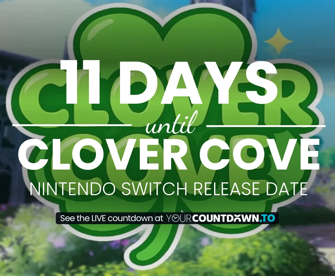 Countdown To Clover Cove | Nintendo Switch Release Date