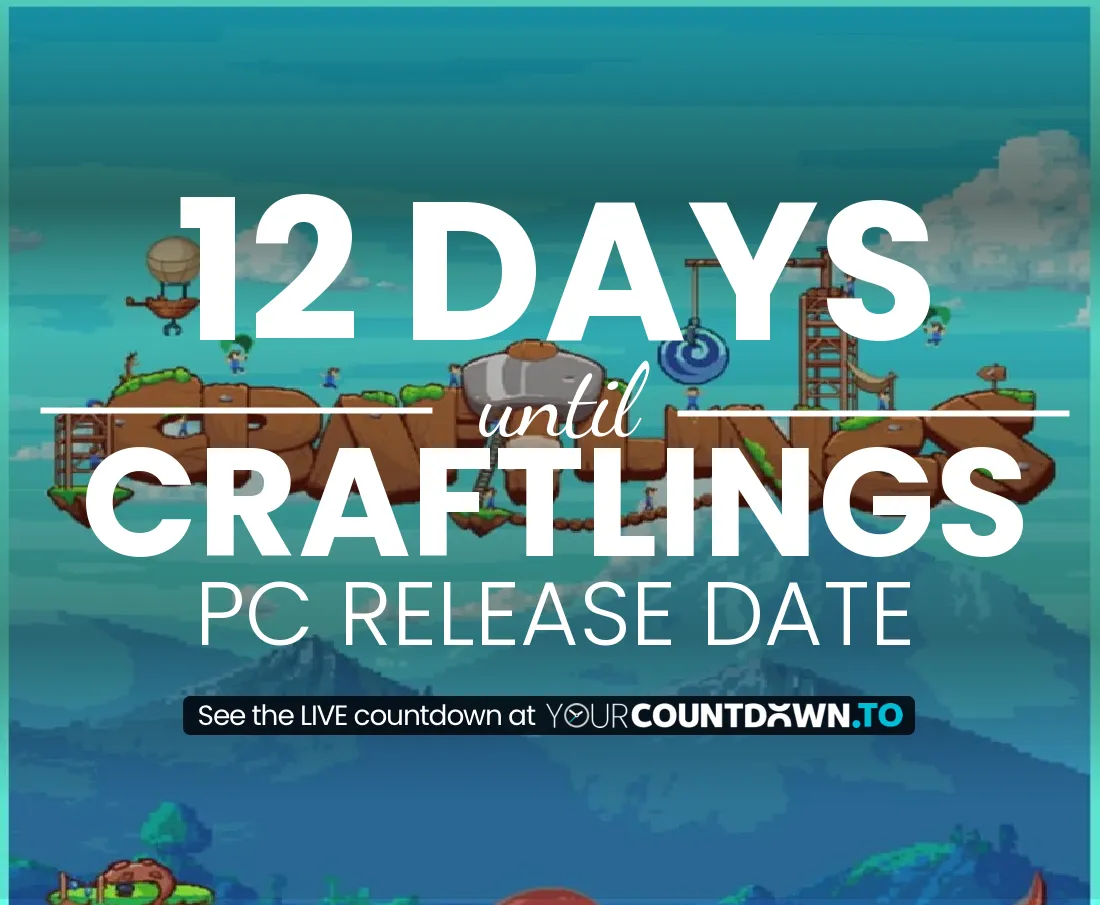 Countdown To Craftlings | PC Release Date