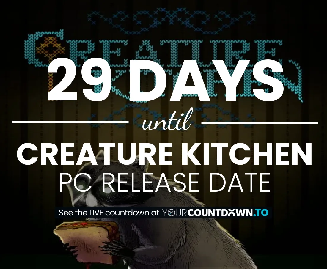 Countdown To Creature Kitchen | PC Release Date
