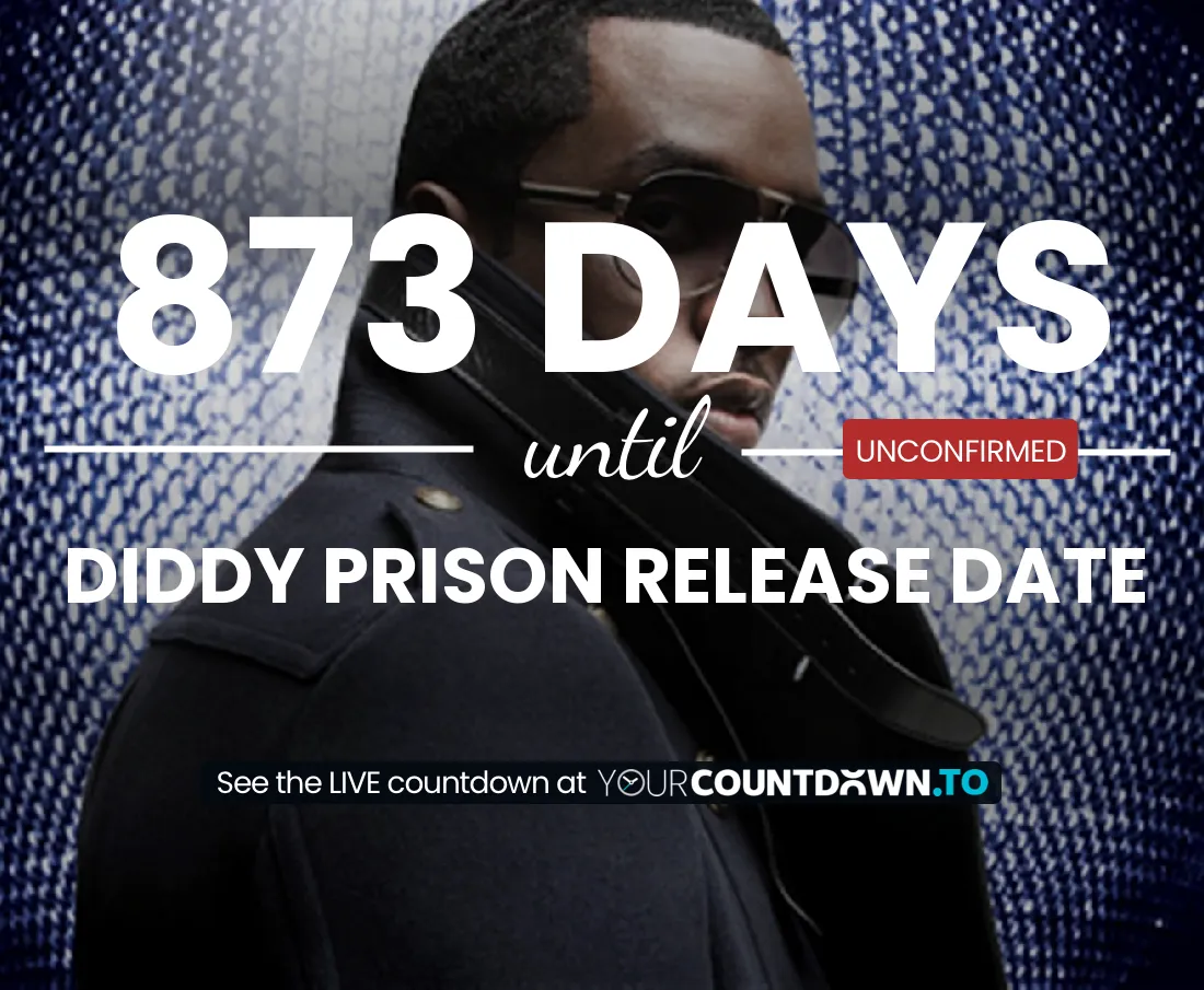 Countdown To Diddy Prison Release Date