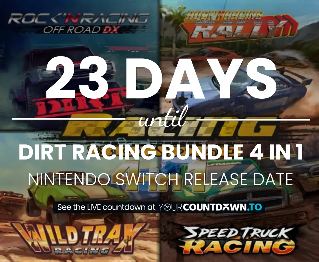 Countdown To Dirt Racing Bundle 4 in 1 | Nintendo Switch Release Date