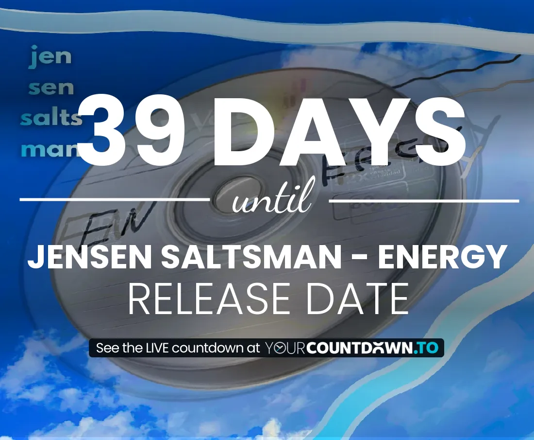 Countdown To Jensen Saltsman - Energy | Release Date