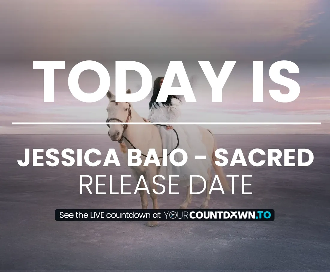 Countdown To Jessica Baio - SACRED | Release Date