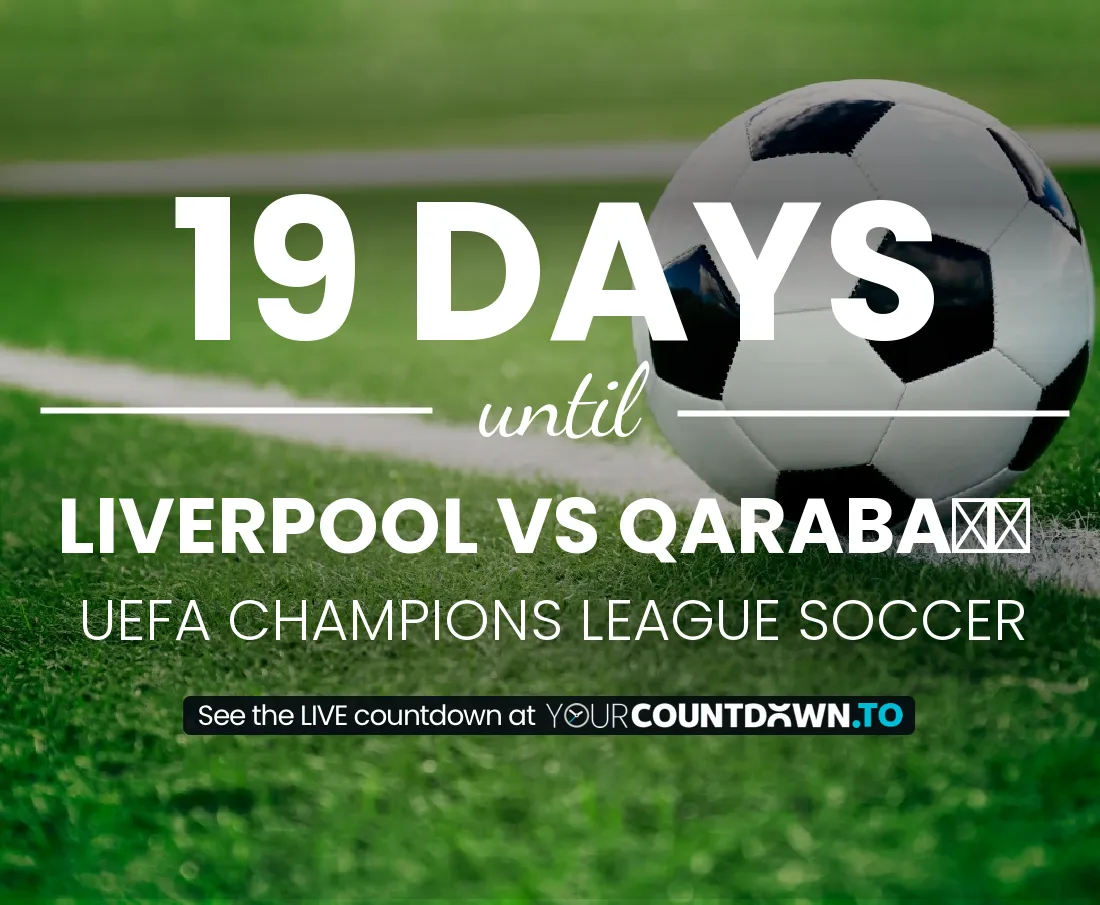 Liverpool vs Qarabağ Countdown | 2026 | Soccer