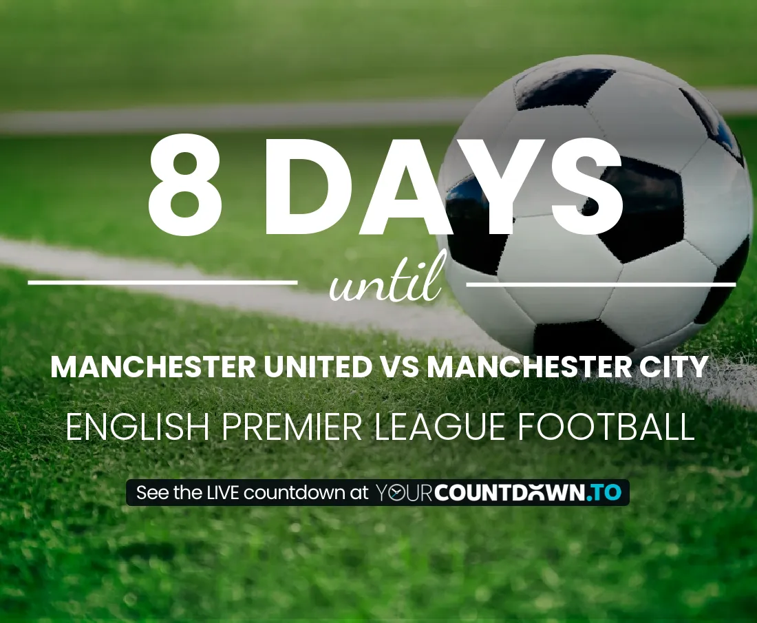 Manchester United vs Manchester City Countdown | 2026 | Football