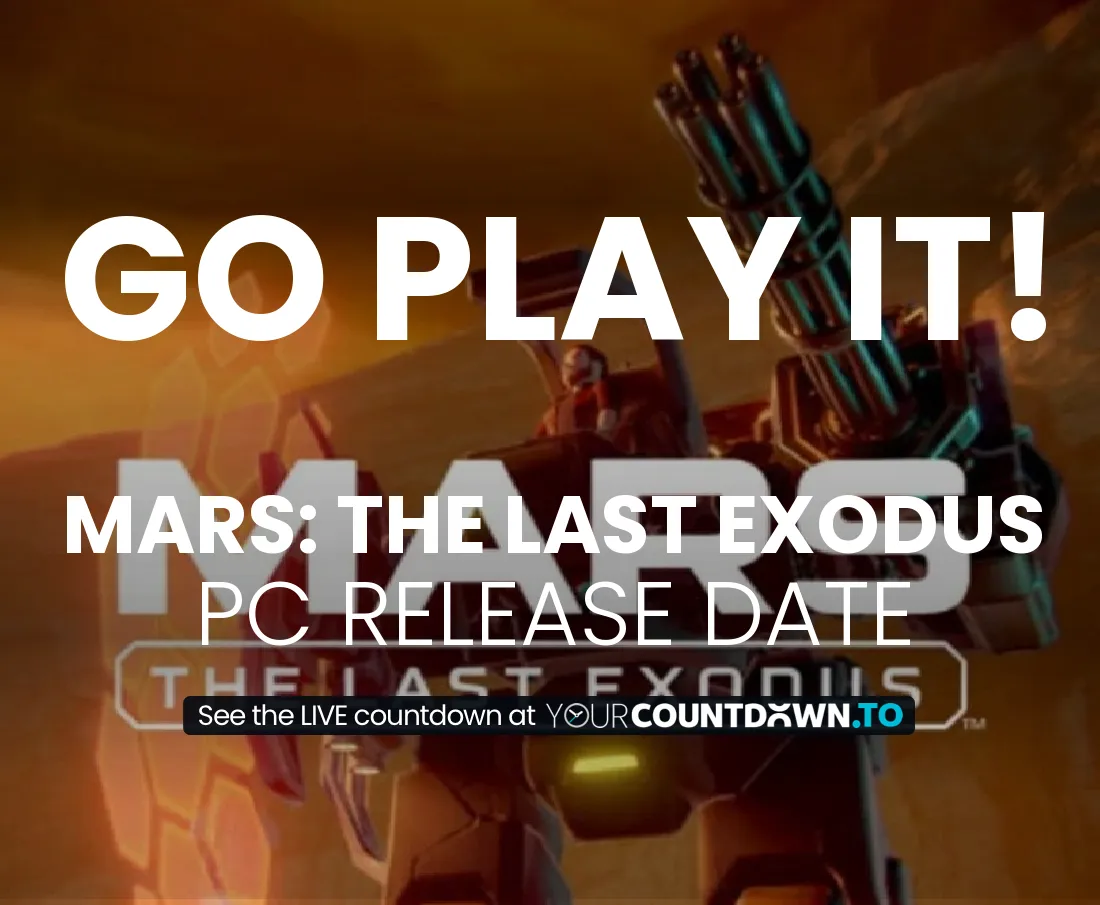Countdown To Mars: The Last Exodus | PC Release Date