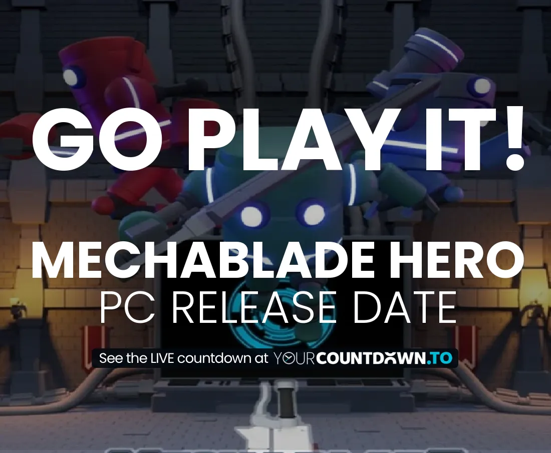Countdown To MechaBlade Hero | PC Release Date