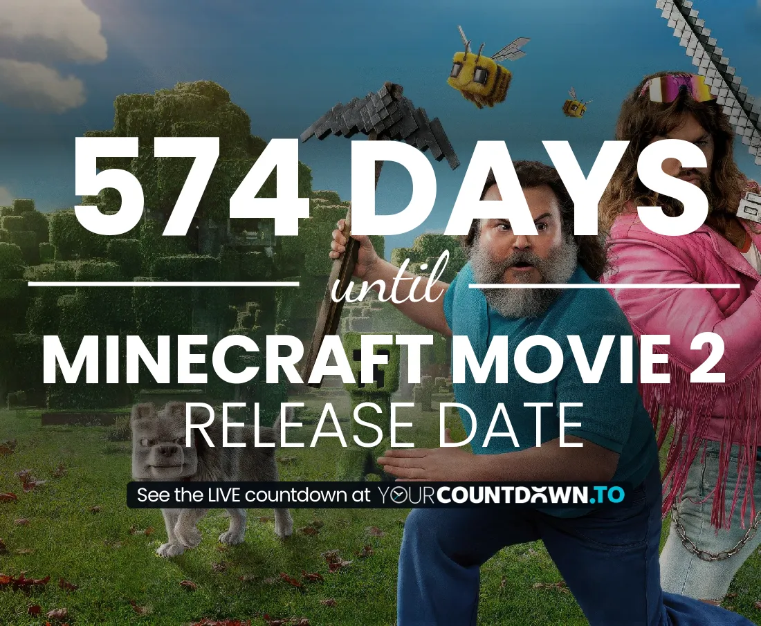 Countdown To Minecraft Movie 2 | Release Date