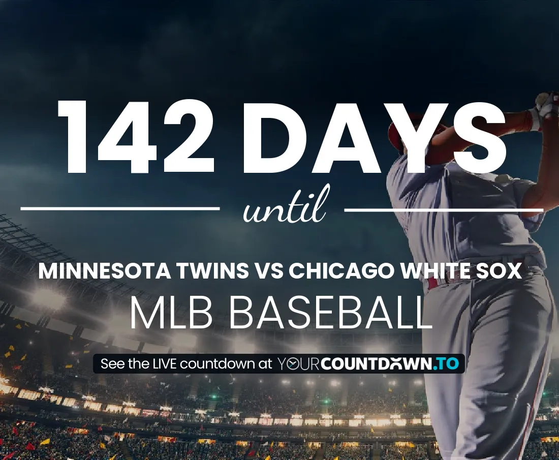 Minnesota Twins vs Chicago White Sox Countdown | 2026 | Baseball