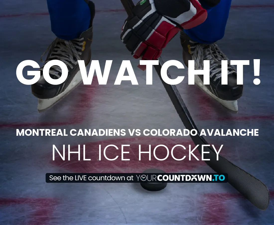 Montreal Canadiens vs Colorado Avalanche Countdown | 2025 | Ice Hockey Montreal Canadiens vs Colorado Avalanche Countdown | 2025 | Ice Hockey
