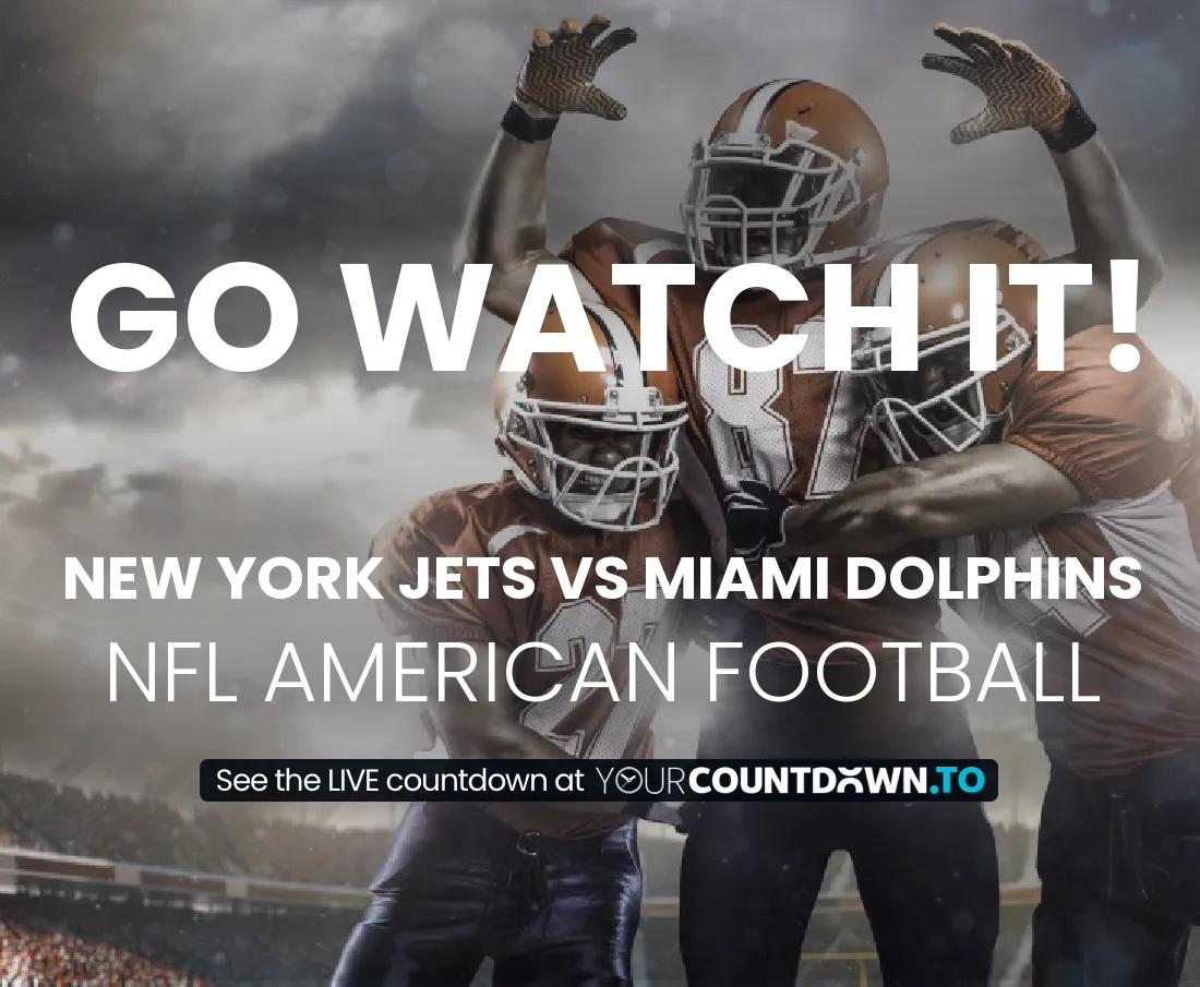 New York Jets vs Miami Dolphins Countdown | 2025 | American Football New York Jets vs Miami Dolphins Countdown | 2025 | American Football