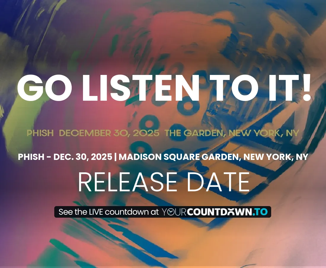 Countdown To Phish - Dec. 30, 2025 | Madison Square Garden, New York ...