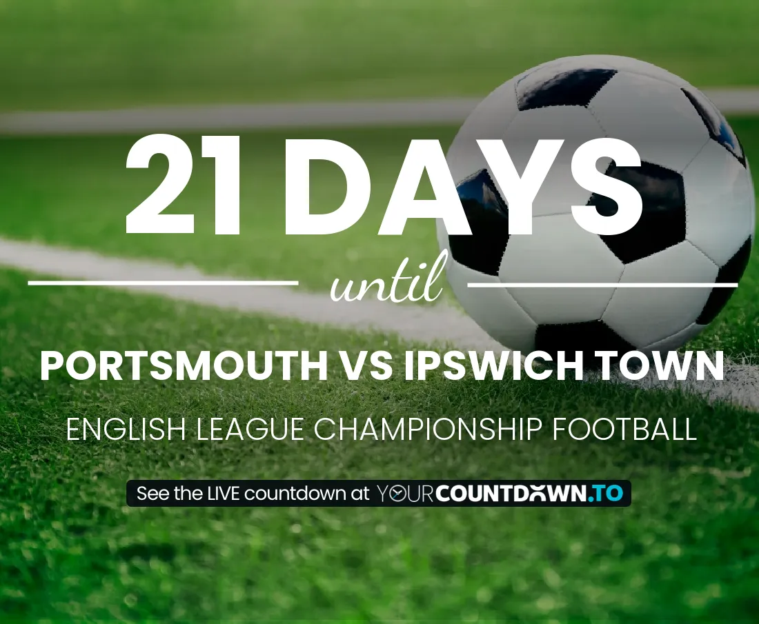 Portsmouth vs Ipswich Town Countdown | 2026 | Football