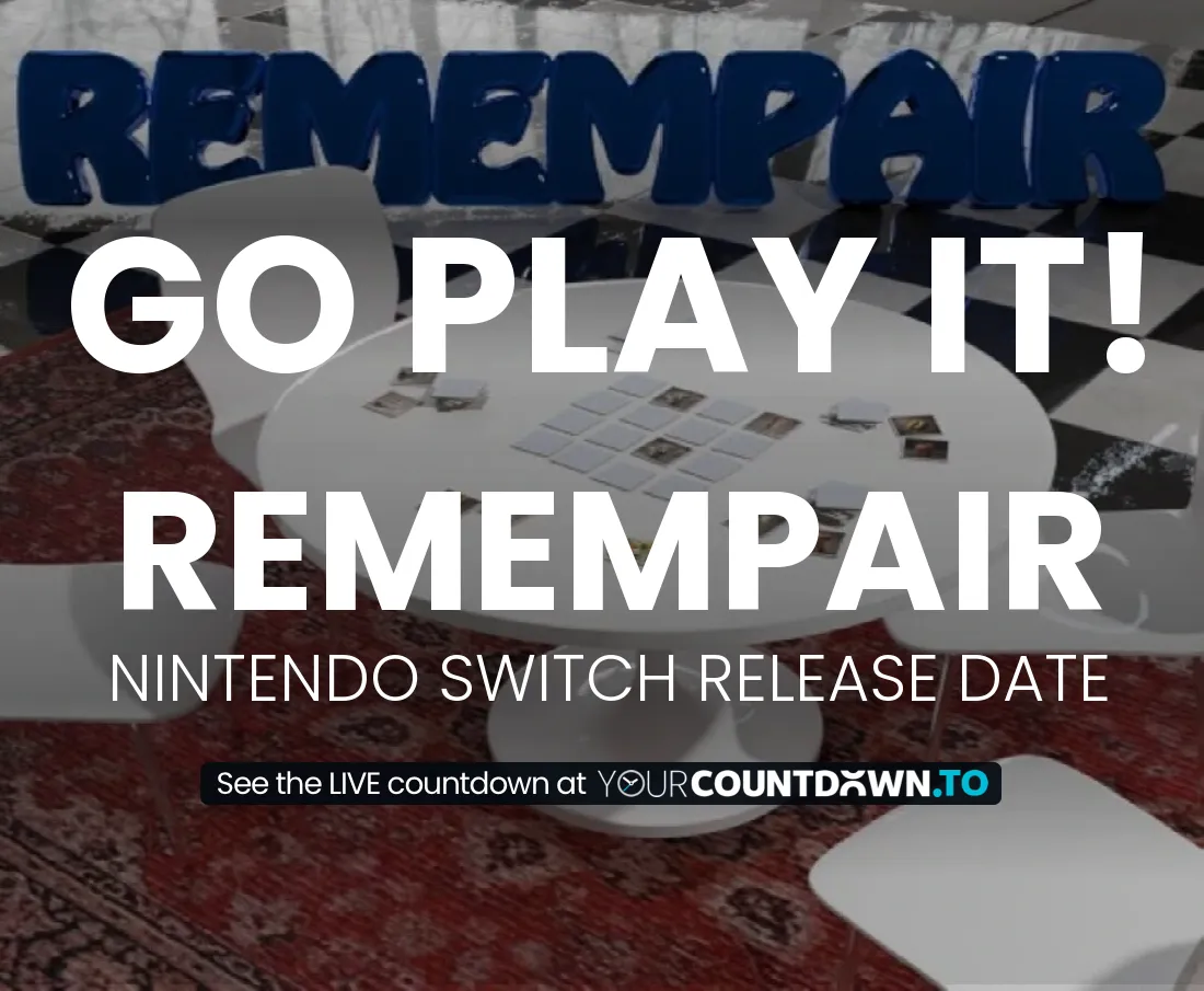 Countdown To RememPair | Nintendo Switch Release Date