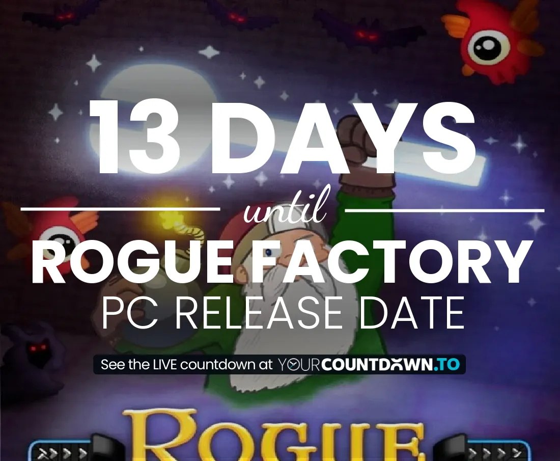 Countdown To Rogue Factory | PC Release Date
