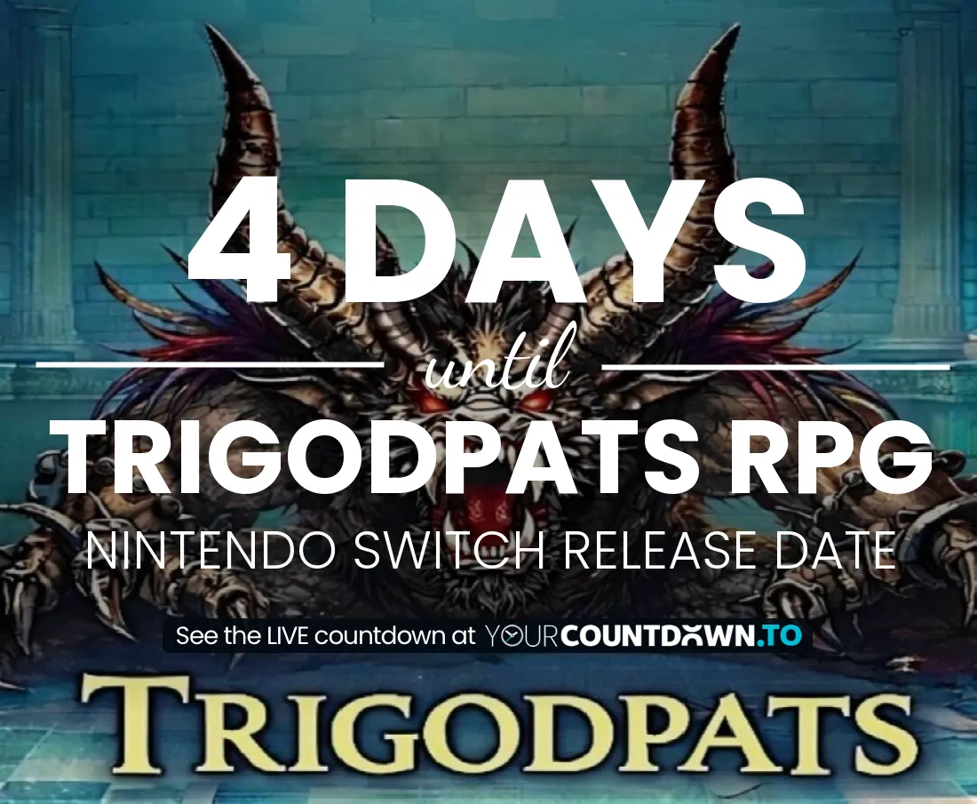 Countdown To Trigodpats RPG | Nintendo Switch Release Date