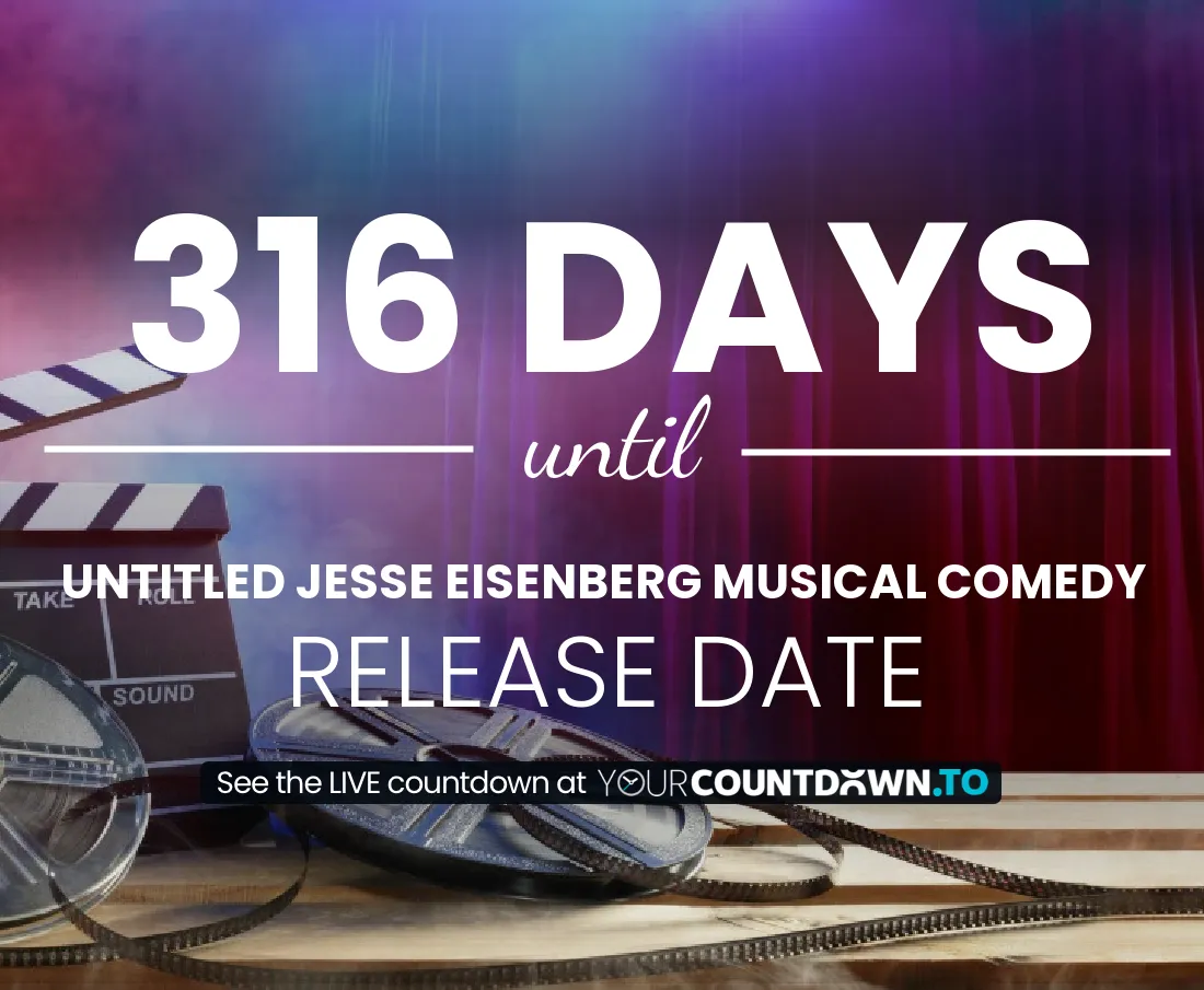 Countdown To Untitled Jesse Eisenberg Musical Comedy | Release Date