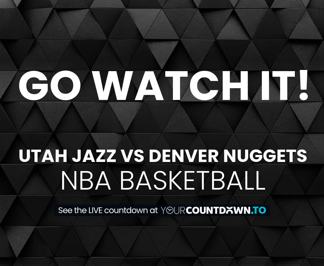 Utah Jazz vs Denver Nuggets Countdown | 2026 | Basketball